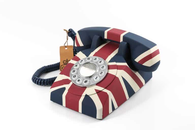 GPO 746 Push Button Handset - Union Jack